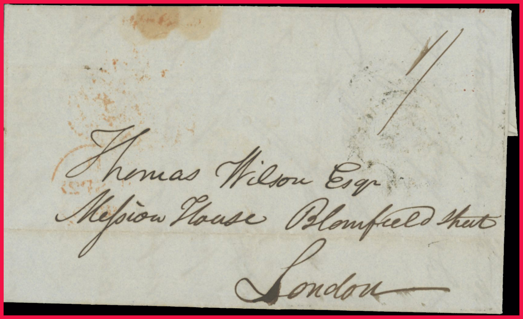 Lot 1010 - 1840 (5 August) Folded entire letter from Demerara | Octobre ...